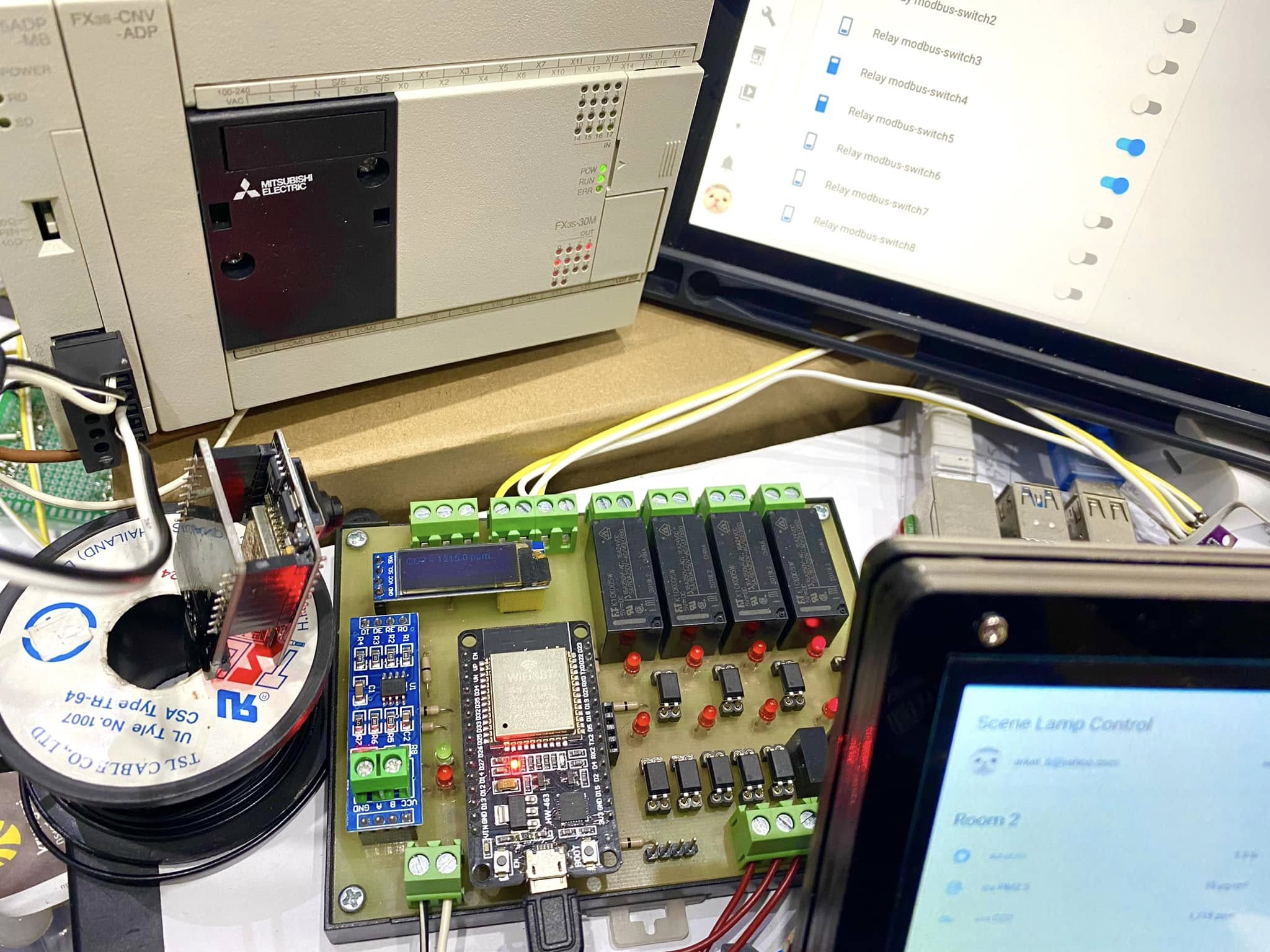 Home Assistant + PLC + Modbus rtu – www.iottoyou.com